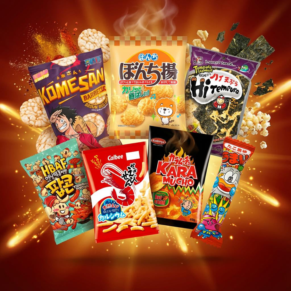 Snacks Salés Japonais et Coréens | Japan Délices